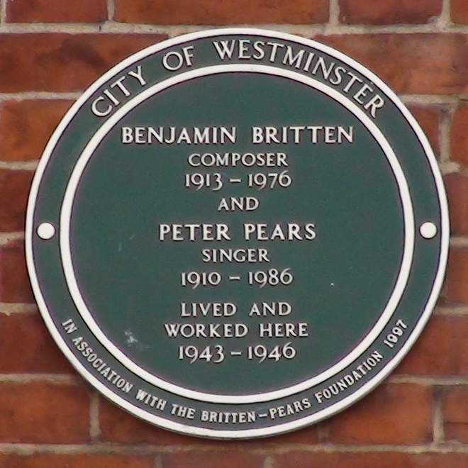 Benjamin Britten - NW8 : London Remembers, Aiming to capture all ...