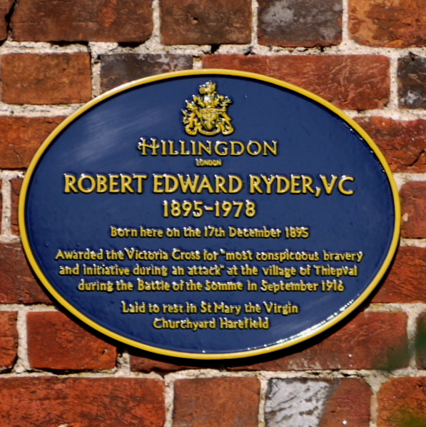 Robert Ryder VC : London Remembers, Aiming to capture all memorials in ...